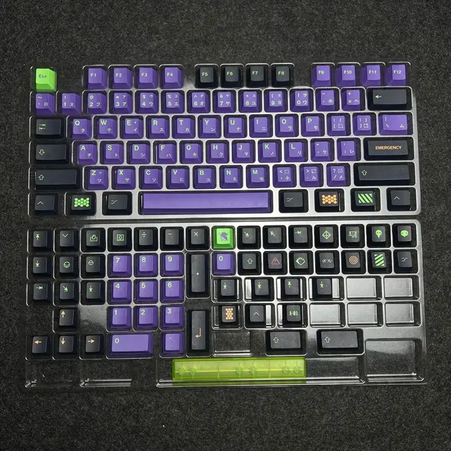 EVANGELION Eva PBT Keycap Personalized Keycaps for Gaming Mechanical ...