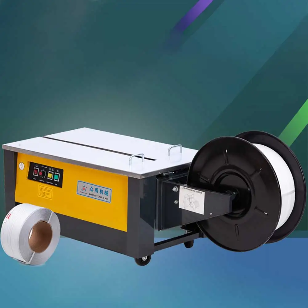 Carton-Packing-Machine-Semi-automatic-Hot-Melt-Baling-Machine-Strapping ...