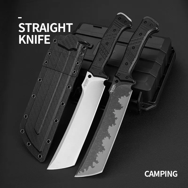 1pc-Sharp-Military-Tactical-Knife-Fixed-Blade-Self-Defense-Outdoor ...