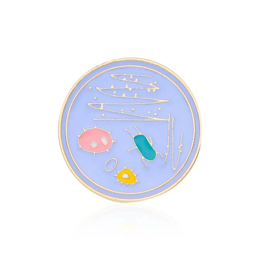 Harong-New-Petri-Dish-Enamel-Pin-Scientific-Microbiology-Laboratory ...