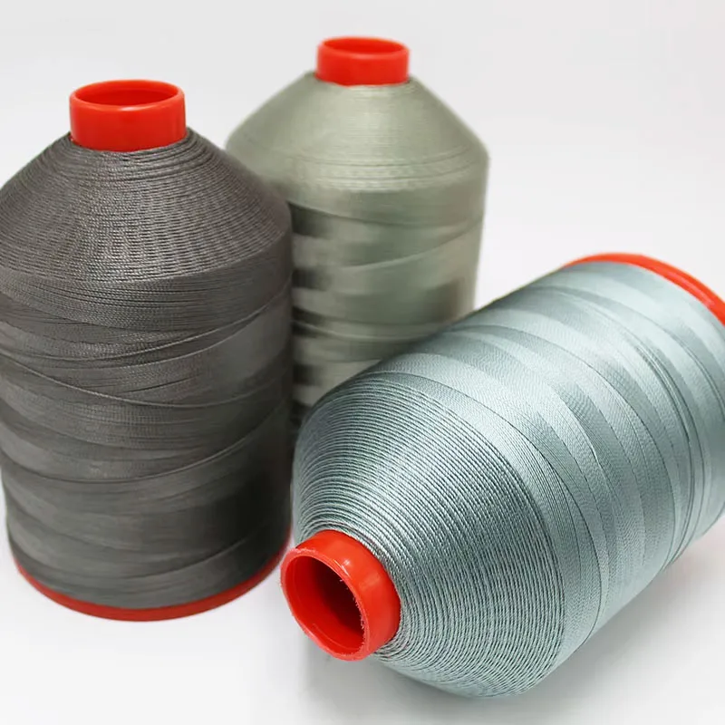 6-Strand 100% Polyester Leather Sewing Thread 0.5mm Medium Thick High ...
