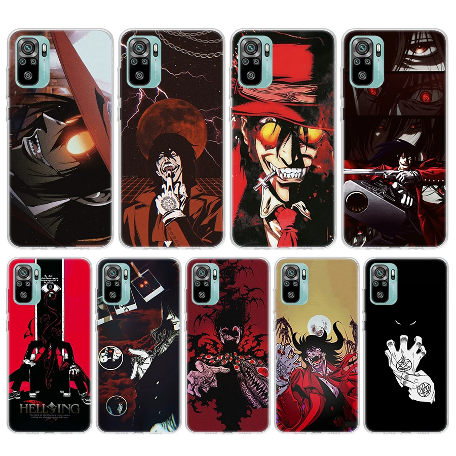 Alucard Hellsing Anime Silicon Phone Case For Xiaomi Redmi Note 14 13 ...