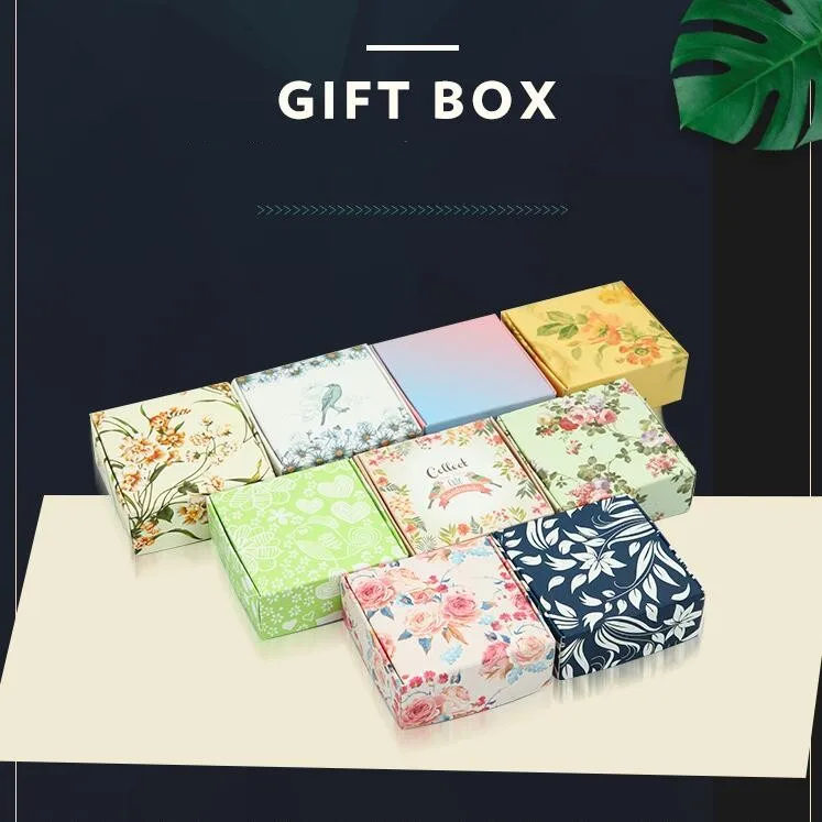 10pcs-lot-Flower-And-Bird-Pattern-Small-Jewelry-Box-Foldable-Handmade ...