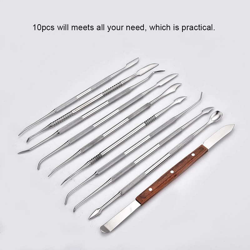 10pcs-set-Dental-Versatile-Teeth-Wax-Carving-Tool-Set-Practical ...