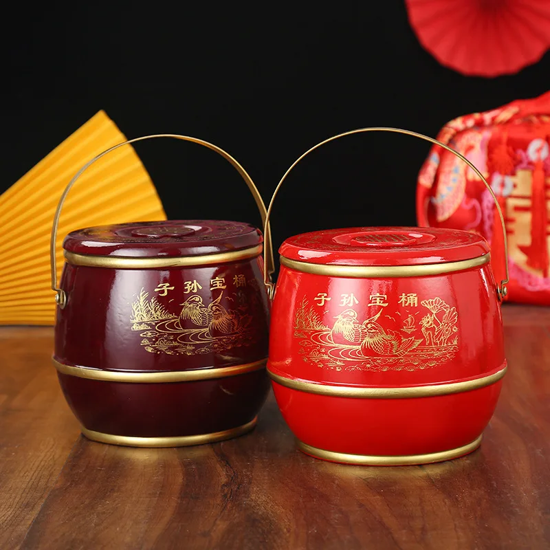 Wedding-Children-s-Bucket-Bride-Dowry-Decoration-Chinese-Wedding-Dress ...