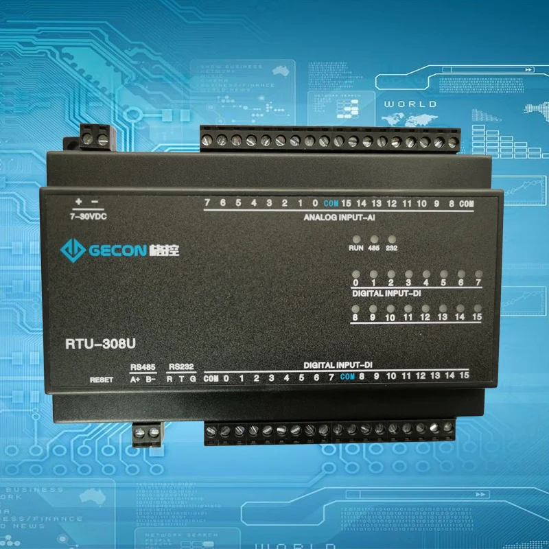 16AI analog quantity acquisition 16DI switch input IO Modbus module ...
