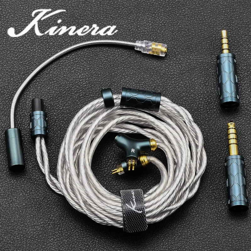 Kinera gramr pro cabo de fone de ouvido 3.5mm + 4.4mm plug 0.78 2pin ...