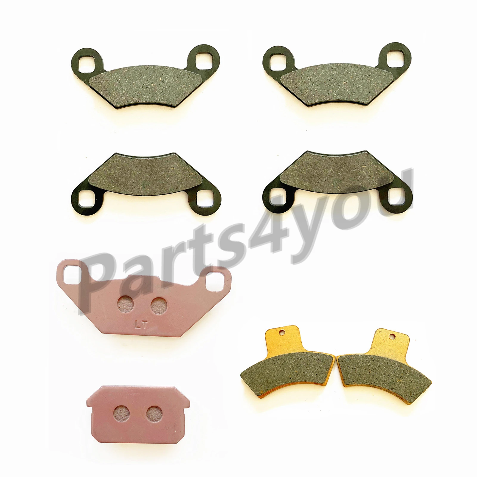 Front-and-Rear-Brake-Pad-Kit-For-Linhai-260-300-400-500-ATV-UTV-LH260 ...