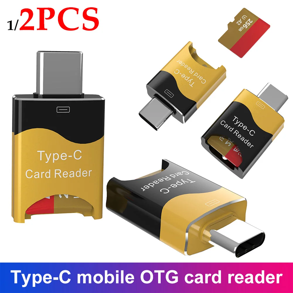 Type-C-Card-Reader-Aluminum-Alloy-Mini-Micro-SD-Card-Reader-Card-Slot ...