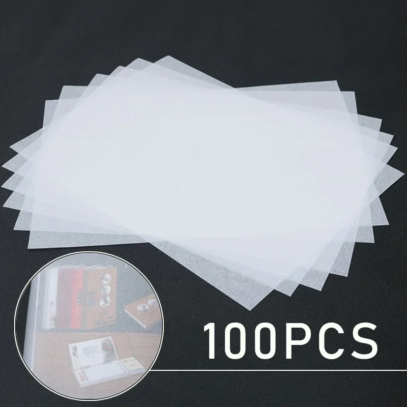 100pcs A4 Translucent Tracing Copy Paper Carbon Paper Fabric Drawing ...