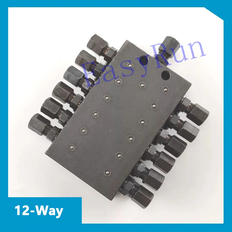 Grease distributor block, Divider Valve SSV series,progressive 12 way