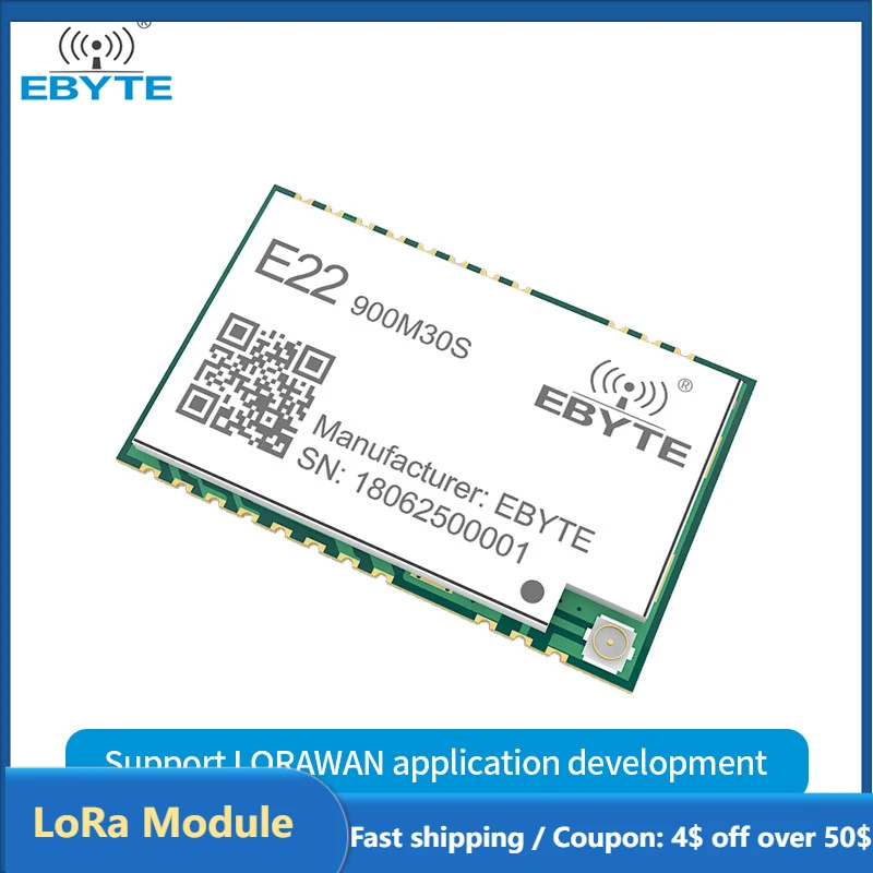 SX1262-LoRa-Module-E22-900M30S-868MHz-Wireless-Module-30dBm-12km-Range ...