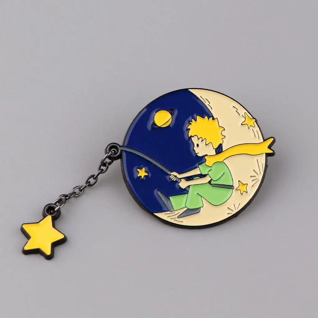 The-Little-Prince-Enamel-Pin-Cartoon-Fairy-Tale-Brooch-for-Women-Prince ...