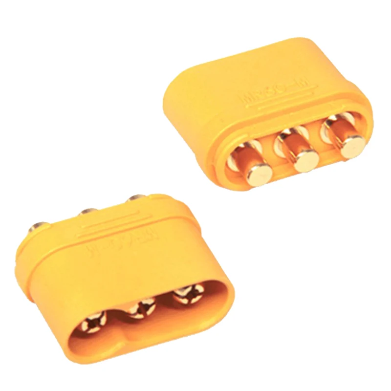 10PCS-Amass-MR60PB-Male-Three-core-3-Core-Plug-T-Plug-Interface ...