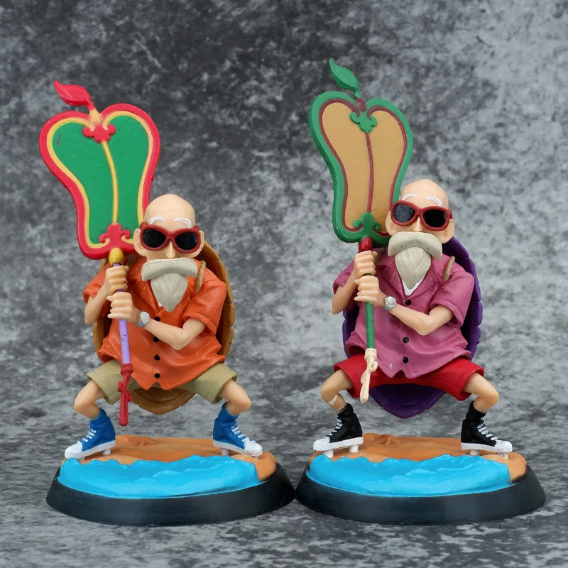 18cm Dragon Ball Kame Sennin Figure Master Roshi Funny Figure With Palm ...