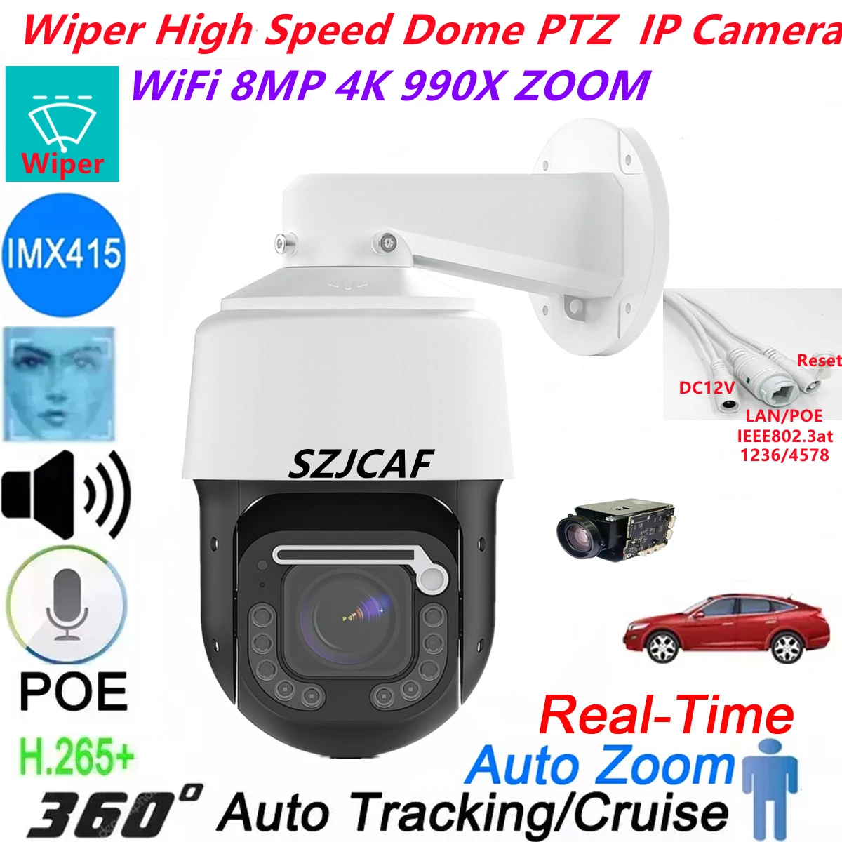 8MP-POE-Wiper-High-Speed-Dome-PTZ-Wifi-IP-Camera-Outdoor-AI-Human ...