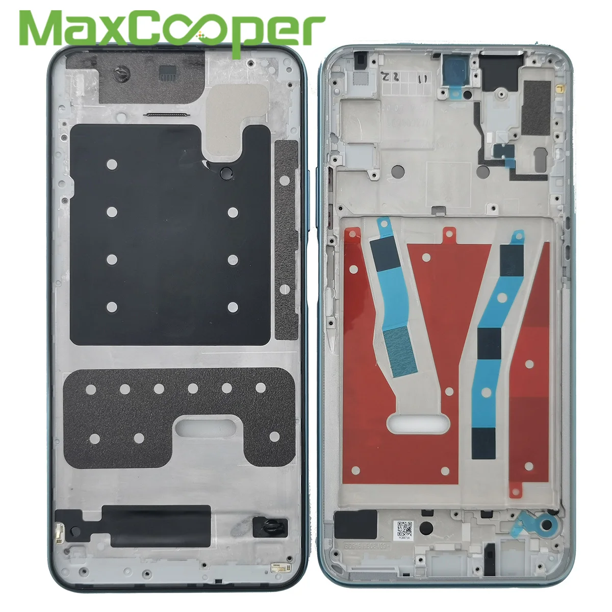 Piezas de reparación de placa de chasis de bisel de Marco medio para Huawei Y9S, carcasa frontal ...