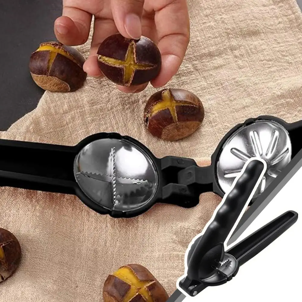 Nutcracker Chestnut Clip Cross Mouth Chestnut Opener Chestnuts Clamp ...