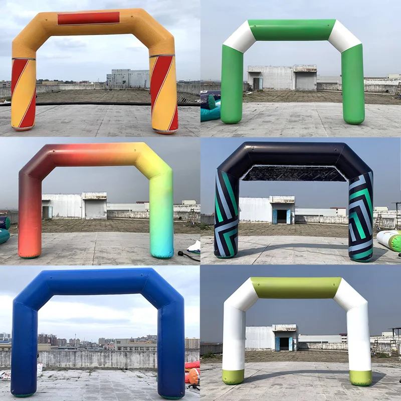 Inflatable arches with blowers, outdoor square shopping mall large-scale event decoration props ...