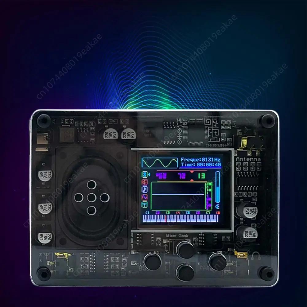 Retro-Audio-Player-with-Screen-Display-Theremin-Musical-Instrument ...