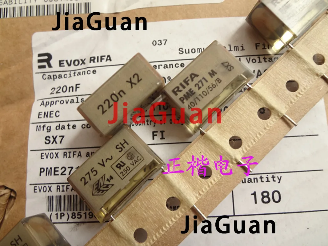 6pcs New Kemet Rifa Pme271 0.22uf 220nf 275vac Pcm22 Safety Film ...