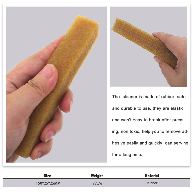 Tisztító Radír -Bot 1 ”X 1” X 6 ”Természetes Gumi A Porcsiszoló Övek ...