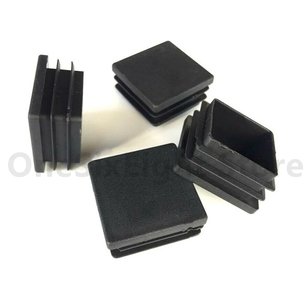 Square-Plastic-Black-Blanking-End-Caps-30x30mm-Tube-Pipe-Inserts-Plug ...