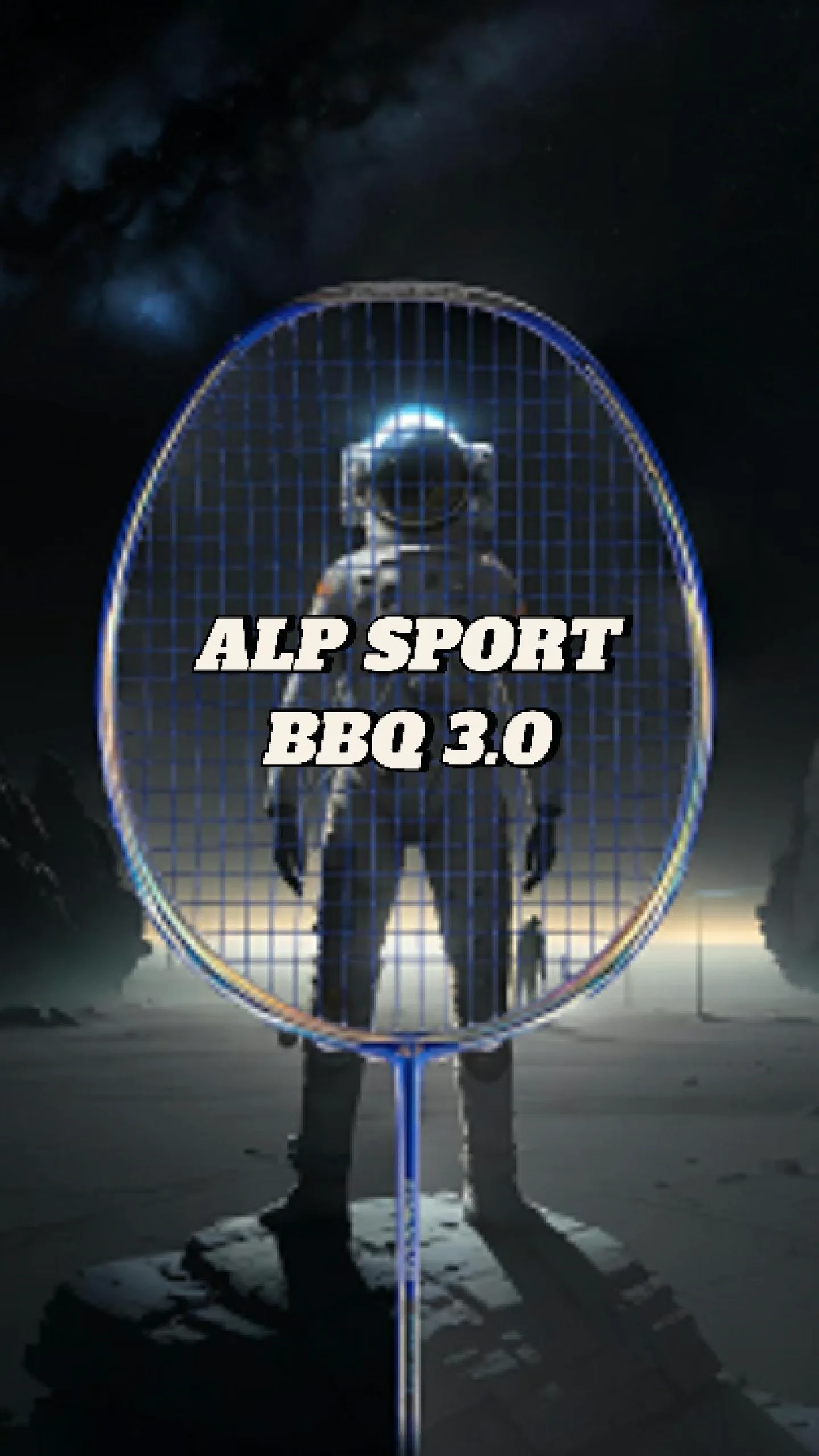 ALP-SPORTS BBQ3.0 MERGE Pro Badminton Racket 8U Ultralight (60g) Full ...