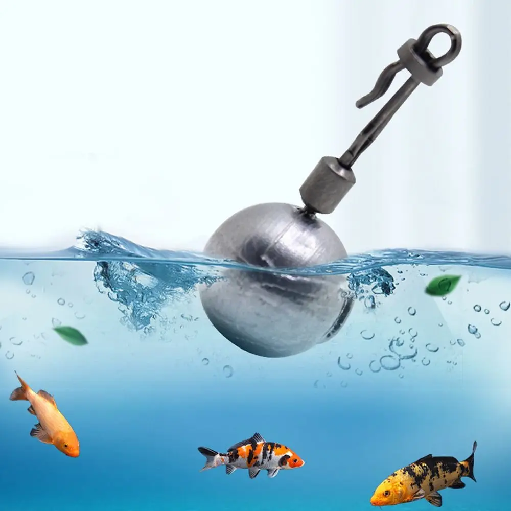 5-10PCS-2g-10g-Fishing-Lead-Sinkers-concave-bottom-Carp-Fishing-Fishing ...