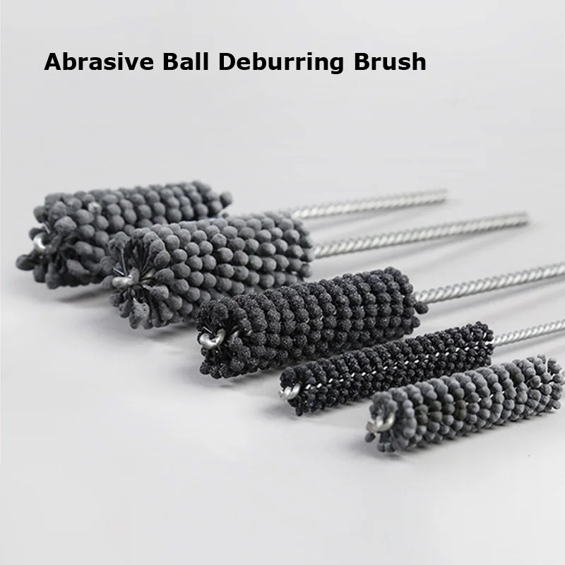 1pc-Flexible-Grit320-Abrasive-Ball-Deburring-Brush-Inner-Hole-Grinding ...