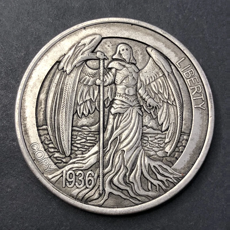 US-1936-Sickle-Reaper-Wanderer-Replica-Commemorative-Coin-Hobo ...