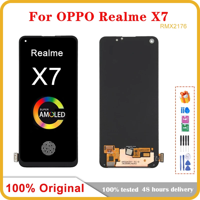 Original Supor Amoled For Oppo Realme X7 Rmx2176 Lcd Display Touch ...
