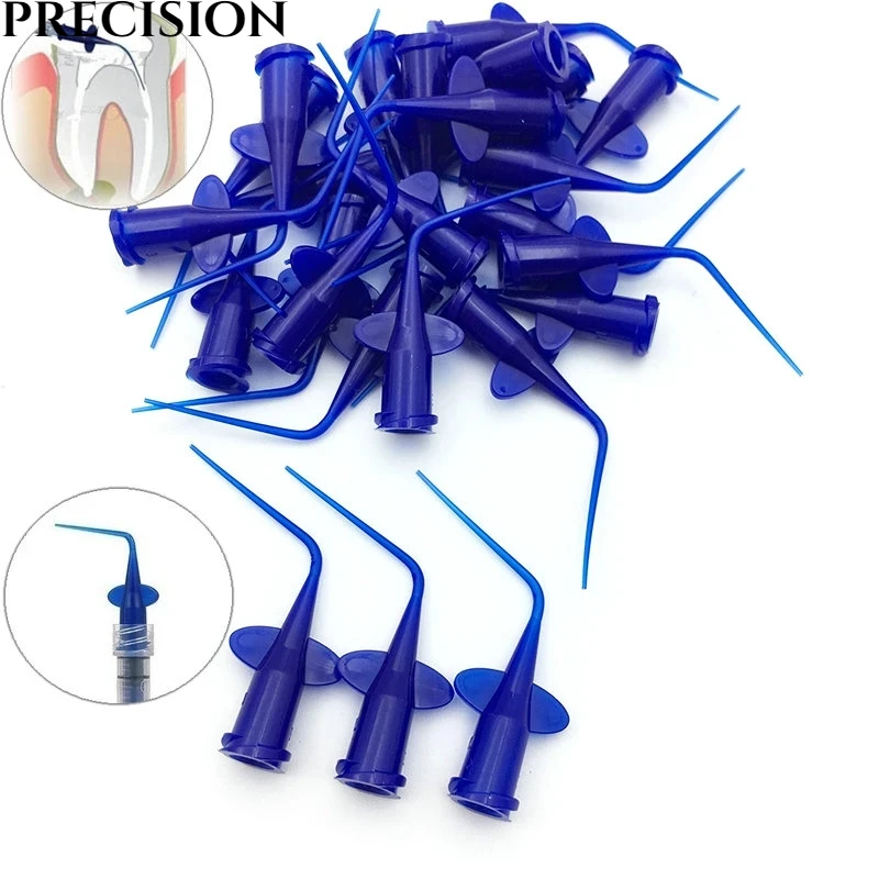 Transparent Blue Colors Dental Disposable Syringe Tip Endo Irrigation ...