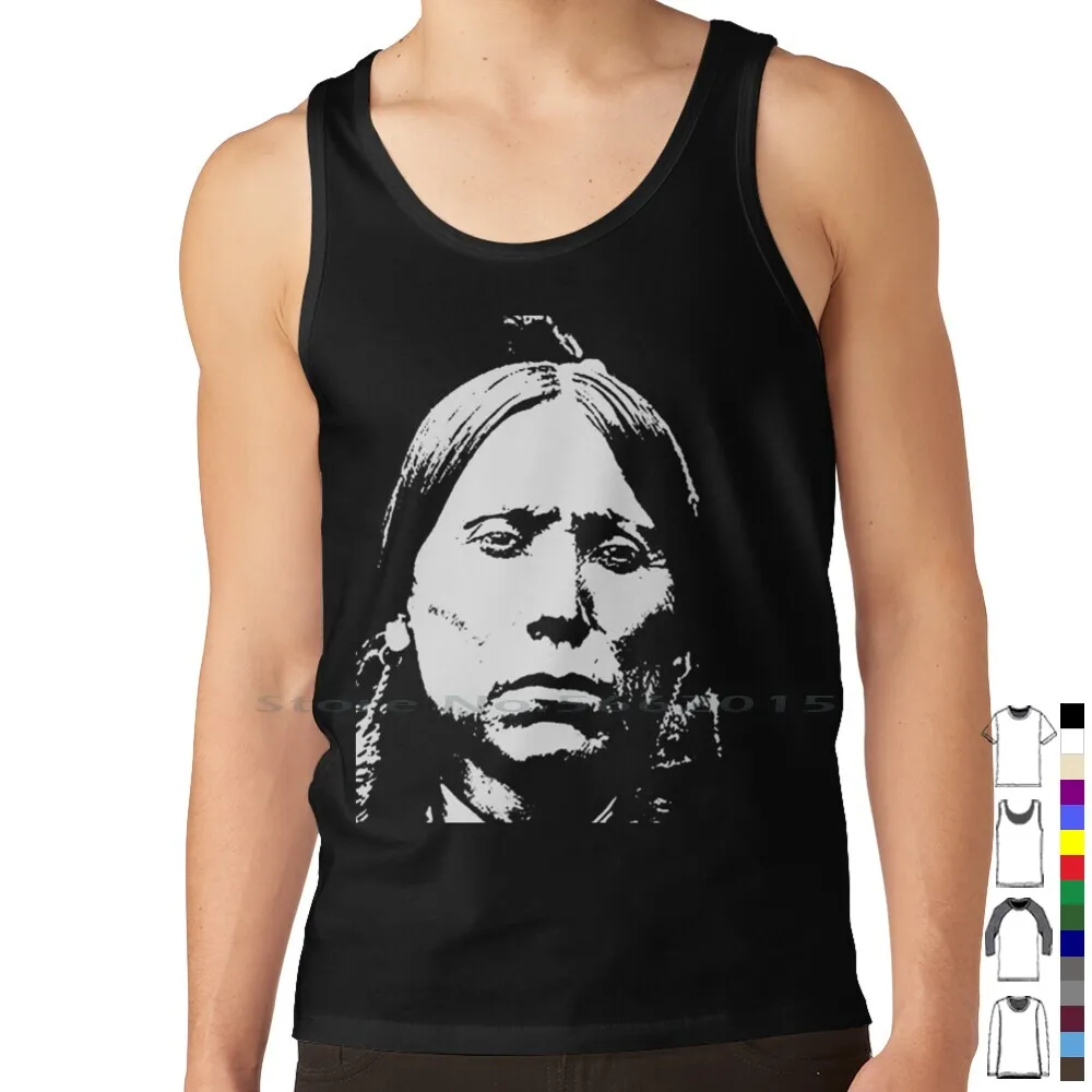 Quanah-Parker-Large-Tank-Top-Pure-Cotton-Vest-Quanah-Parker-Comanche ...