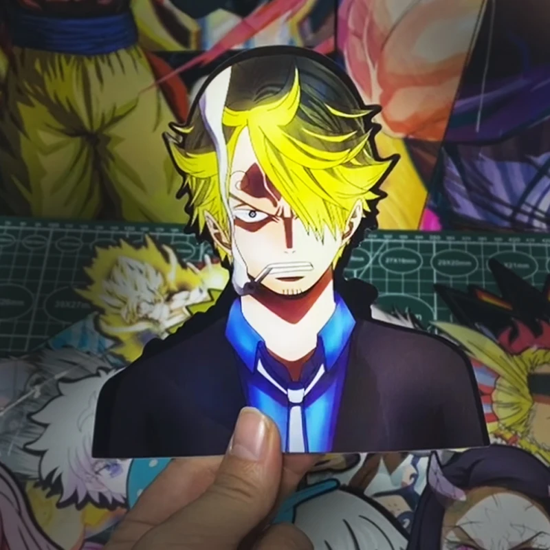 Sanji-Anime-Motion-Car-Sticker-3D-gradiente-calcoman-as-impermeables ...