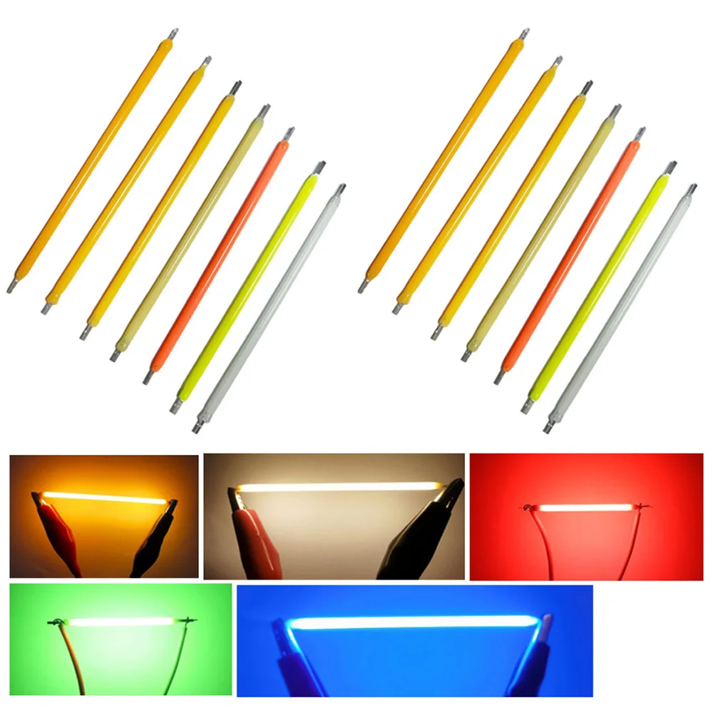 Ceramic Hard LED Filament DC3V 18.5 26 38 54 68mm DIY Edison Bulb Diode ...