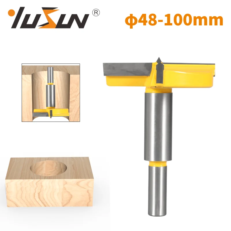 YUSUN-48MM-100MM-Forstner-Drill-Bit-Hinge-Boring-Bits-2-Blade-Two ...