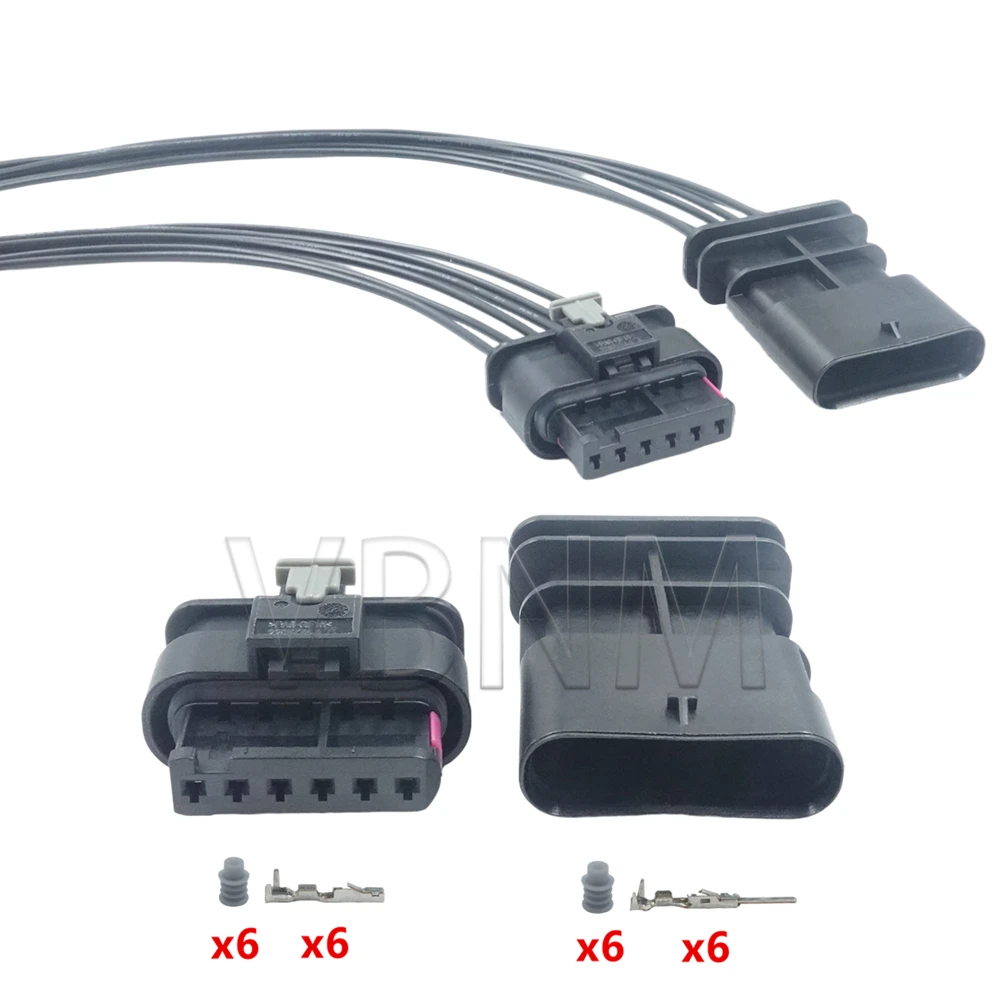 Connecteurs automobiles à 6 broches, 4F0973706 4F0 973 706 1-1718646-1 ...