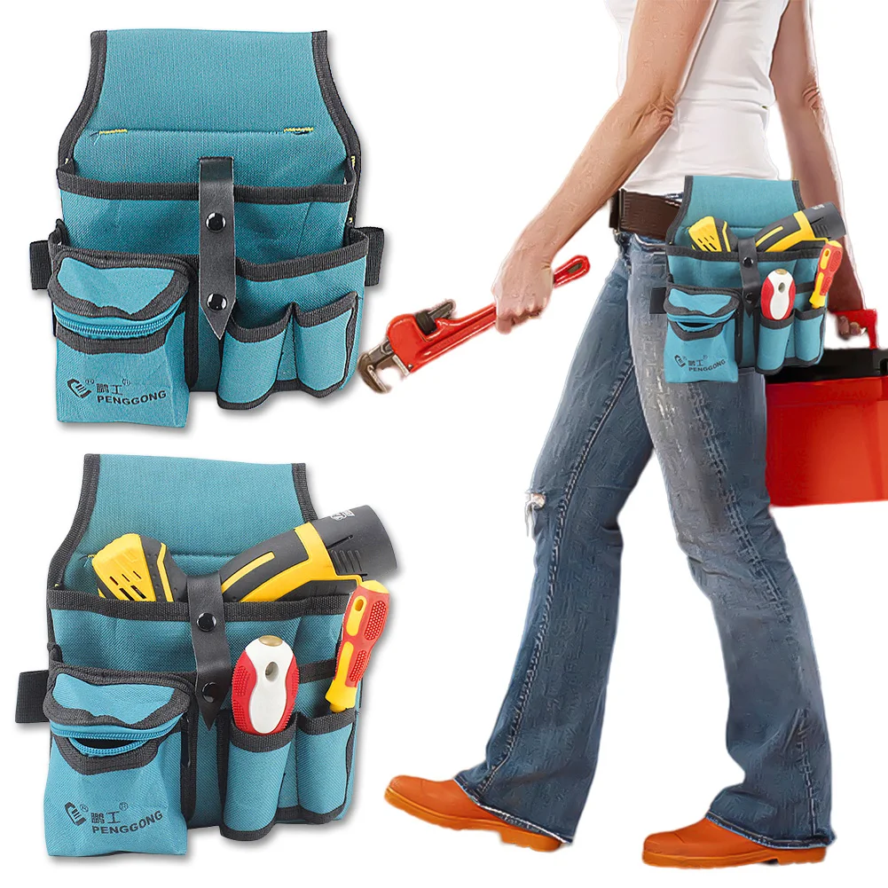 Oxford-Cloth-Waist-Pocket-Multi-pockets-Electrical-Maintenance-Work ...