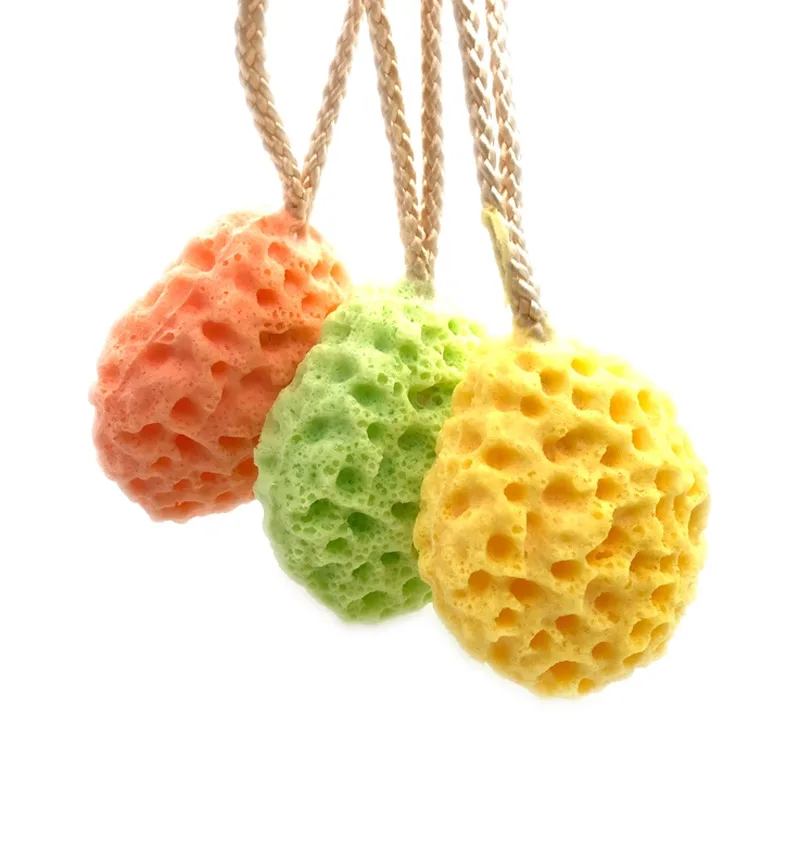 Cotton-Large-Sponge-Honeycomb-Bath-Ball-Bathroom-Supplies-New-Wipe ...