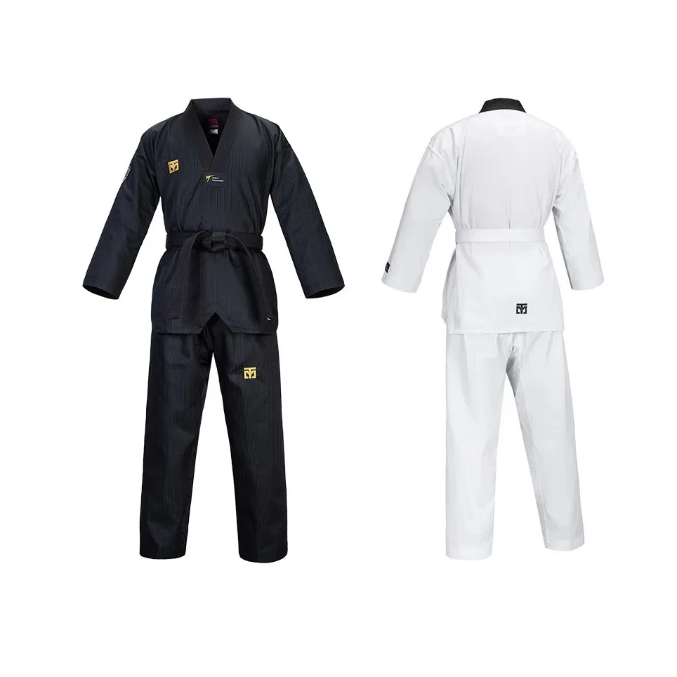 Top-Quality-Taekwondo-Uniform-Black-WT-Dobok-Tae-Kwon-Do-MMA-Martial ...