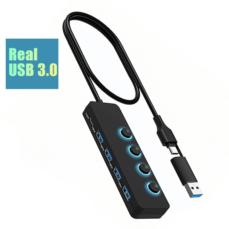 Real-USB-3-0-Type-C-Multi-Port-Hub-Splitter-with-Individual-Switch-4 ...
