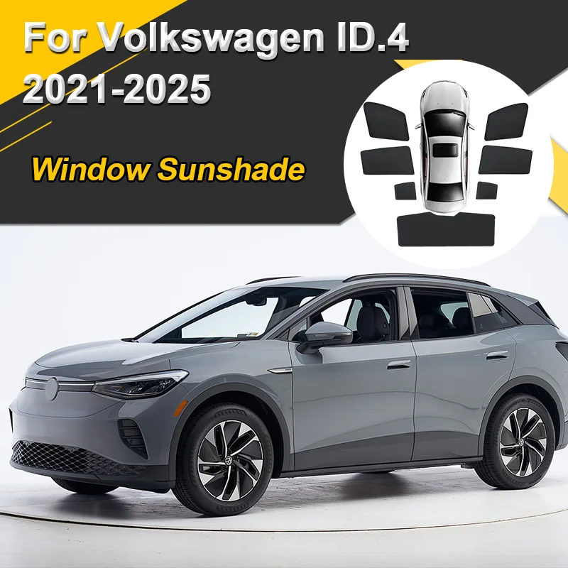 Car Sun Shades For Volkswagen VW ID4 ID.4 2021 2022 2023 2024 2025 ...