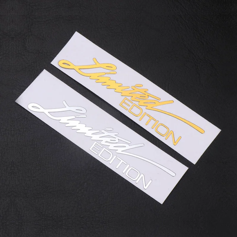 2pcs Limited Edition Emblem Metal Stickers Creative Car Body Door ...