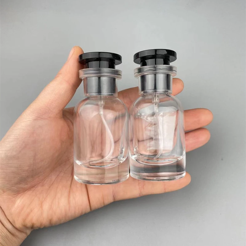 30ml Glass Empty Refillable Perfume Bottle Cylindrical Sub bottle ...