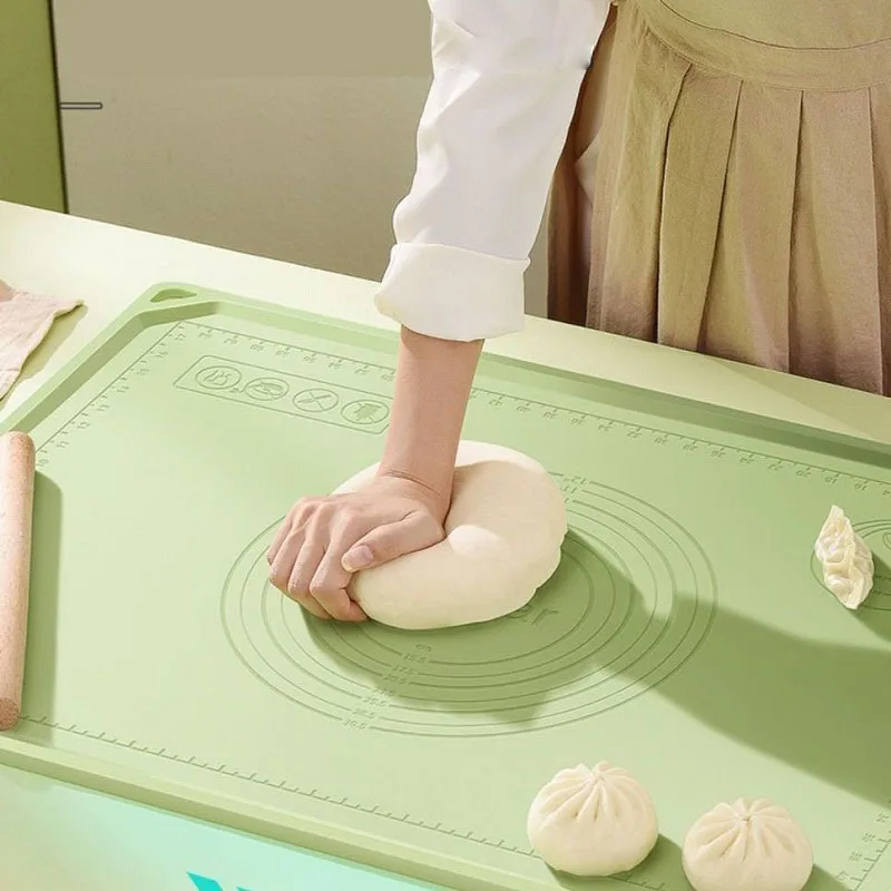 Silicone-Baking-Mat-Rolling-Kneading-Pad-Pastry-Tool-Crepes-Pizza-Dough ...