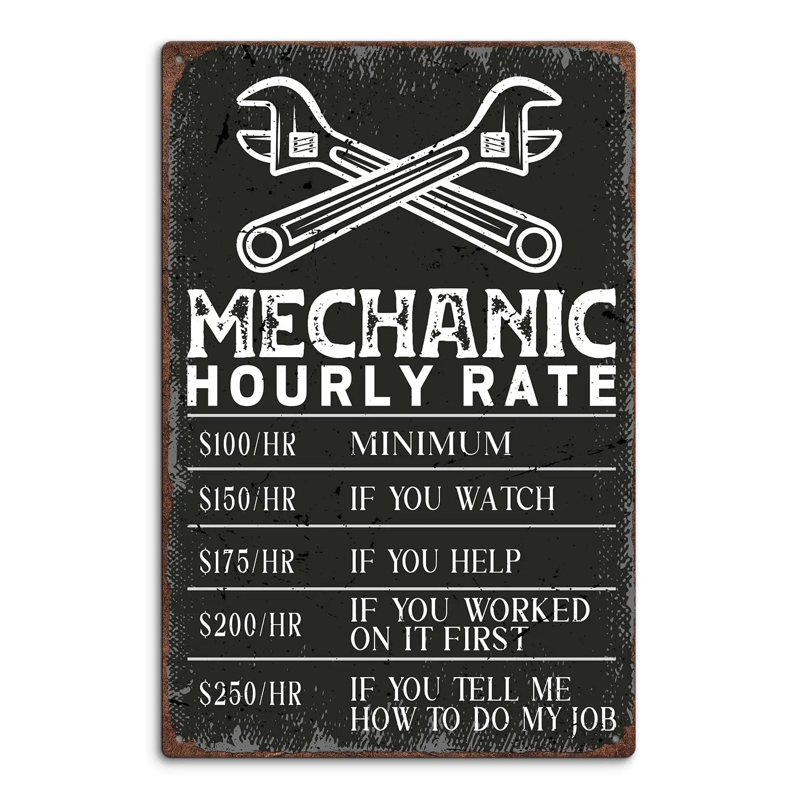 Kercan-Vintage-Garage-Shop-Rates-Signs-Funny-Mechanic-Shop-Sign ...