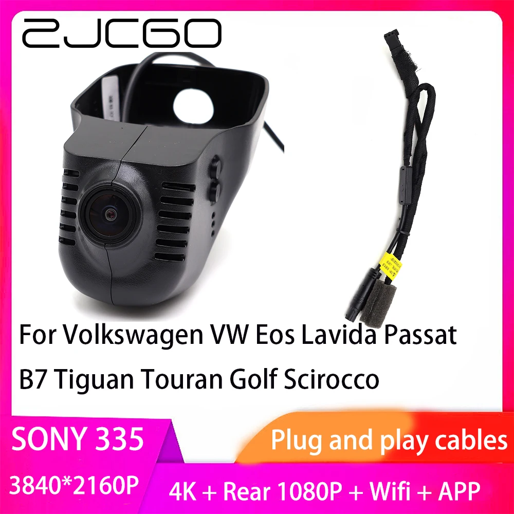 ZJCGO-Plug-and-Play-DVR-Dash-Cam-4K-2160P-Video-Recorder-for-Volkswagen ...