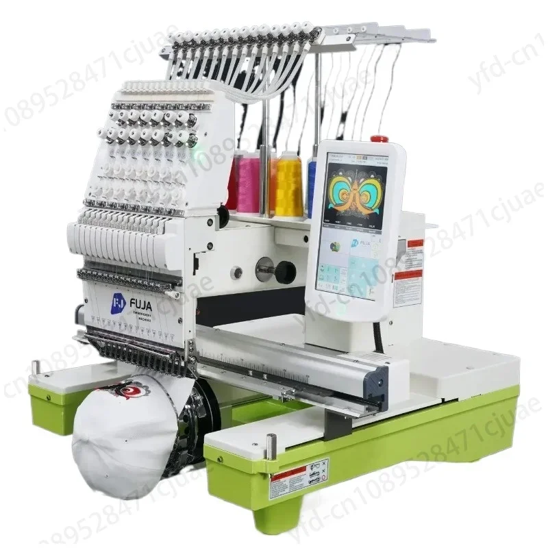 Single-Head-12-15-20-Multi-Needles-High-Speed-Computerized-Hat-Logo-T ...