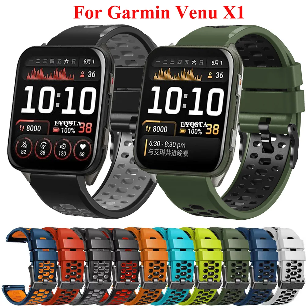 Hot Watch Bracelet Strap for Garmin Venu X1 Smartwatch Sports Silicone ...